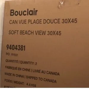 bouclair | Art | Modern And Beautiful Frame Beach Scene Nwt In Box ...